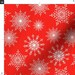 Red Snowflake Fabric Ornate Snowflakes Pattern by Diane555 Winter ...