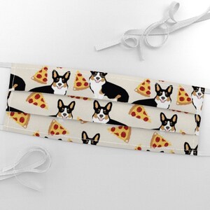 Corgi Fabric Corgi Tricolored Pizza Dog Breed Cute Pet | Etsy