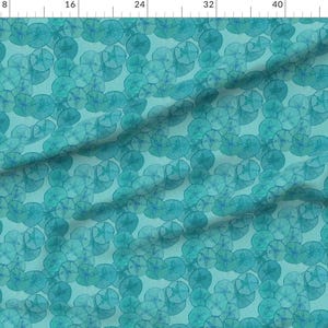 Blue Upholstery Fabric- Sand Dollars by Tina_bellina_designs - Ocean ...