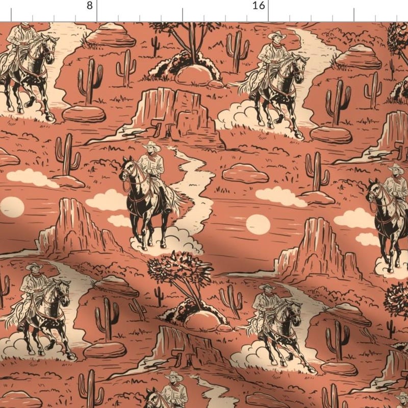 Western Fabric - Etsy