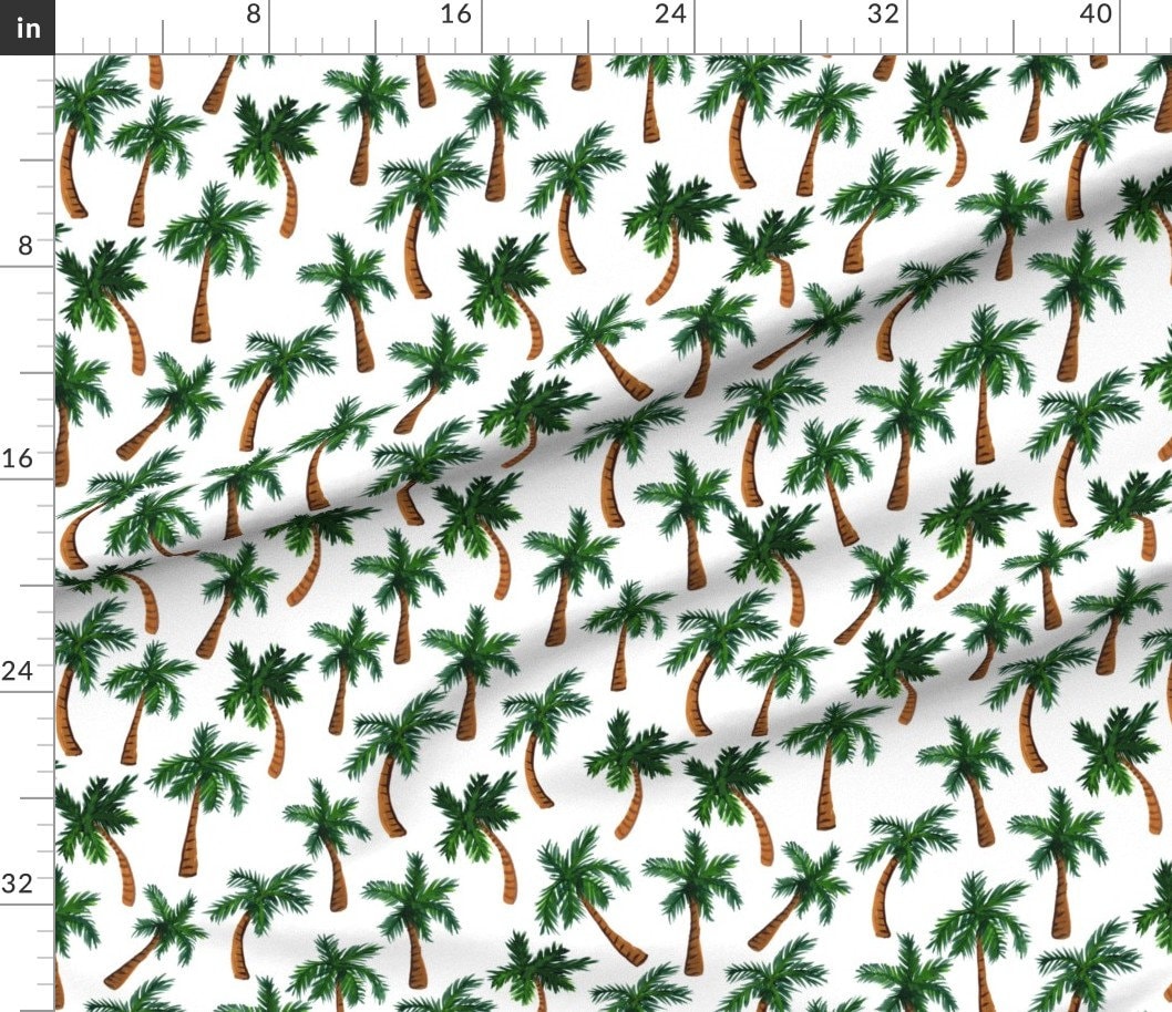 Palm Tree Fabric Palm Tree Print large by Shelbyallison - Etsy