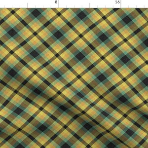 Plaid Fabric Autumn Woodland Plaid by Eclectic House Plaid Checked ...