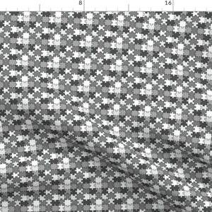 Puzzle Fabric Puzzle Jigsaw by Studiofibonacci - Etsy