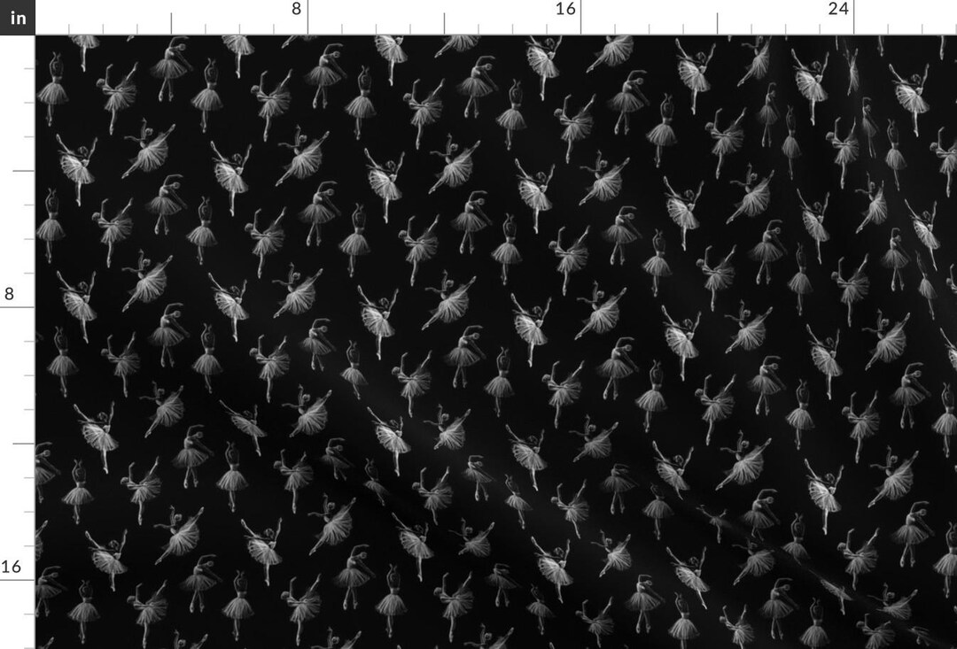 Ballerina Fabric - Ballet by Svetlana Prikhnenko - Ballerina Black and ...
