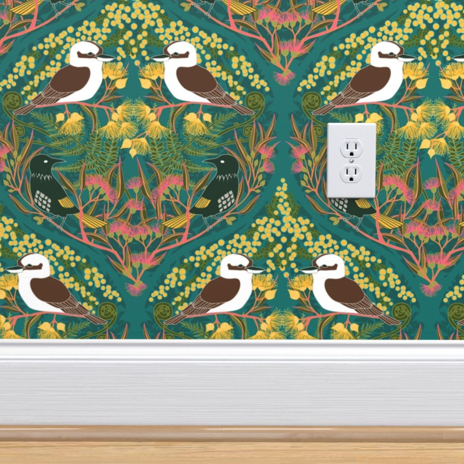 Moroccan Bird Wallpaper Royal National Park Sydney by | Etsy