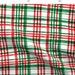 Christmas Plaid Fabric Christmas Watercolor Plaid Bright by ...
