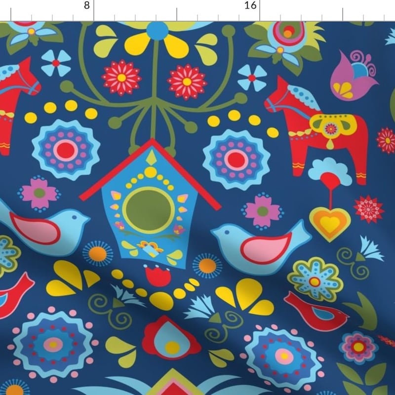 Swedish Canvas Fabric - Etsy