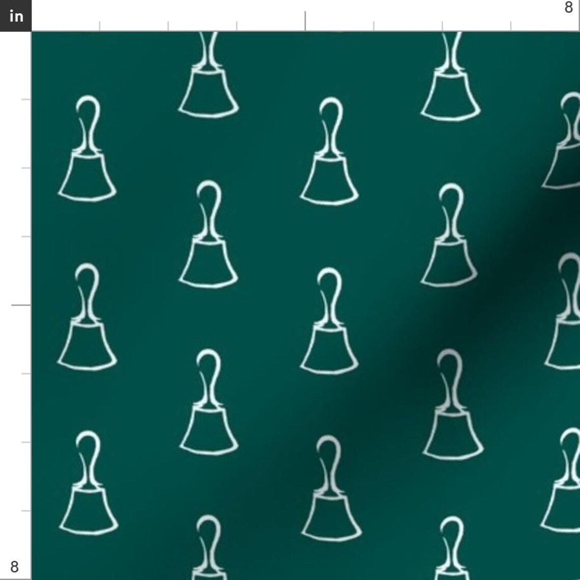 Handbell Fabric - Handbell - Small by Marda - Handbell Bell Music Quilt ...