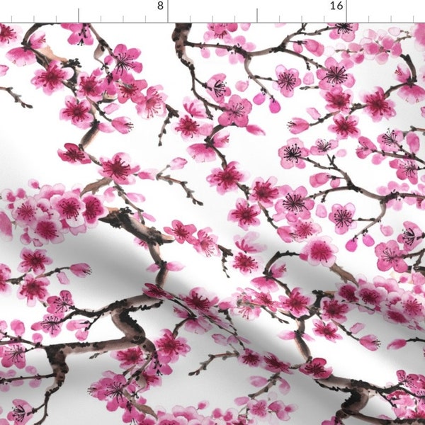 Sakura Fabric - Etsy