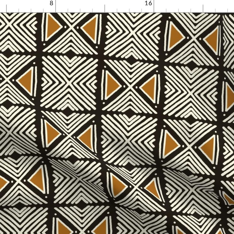African Ochre Fabric - Etsy Canada