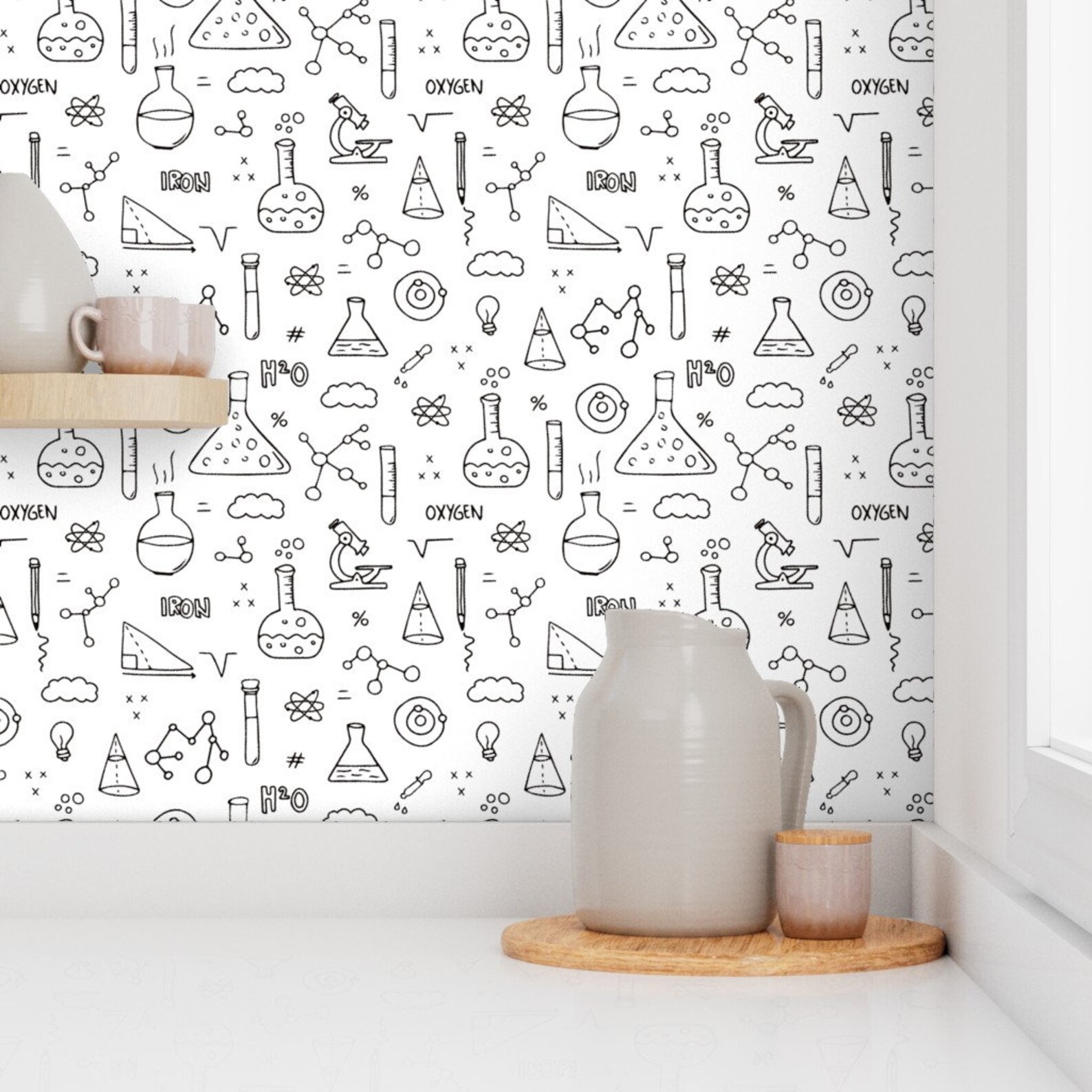 Science Wallpaper Back to School Physics Math by - Etsy