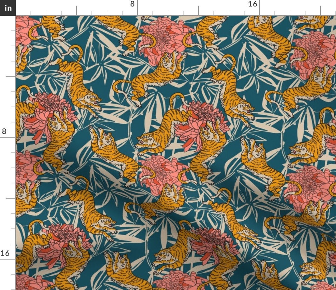 Bengal Tiger Fabric Bengal Cora Tiger by Holli_zollinger Exotic Big Cat ...