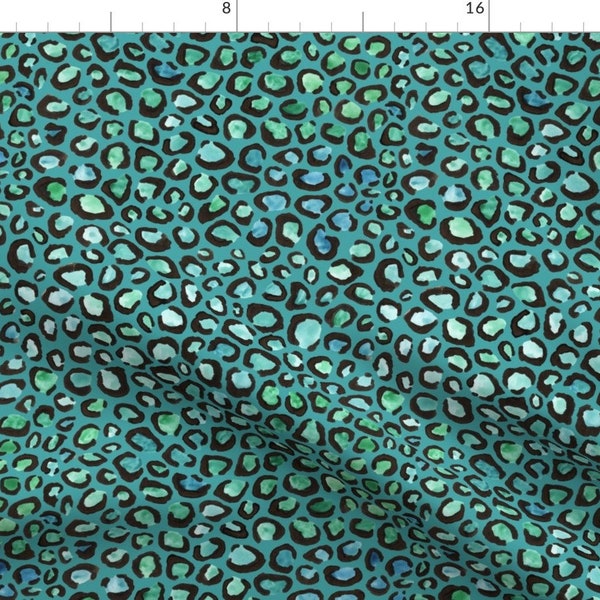 Teal Cotton Fabric - Etsy