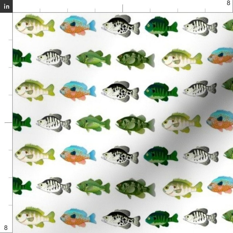 Summer Sunfish Fabric 7 Sunfish Pattern by Combatfish - Etsy Australia
