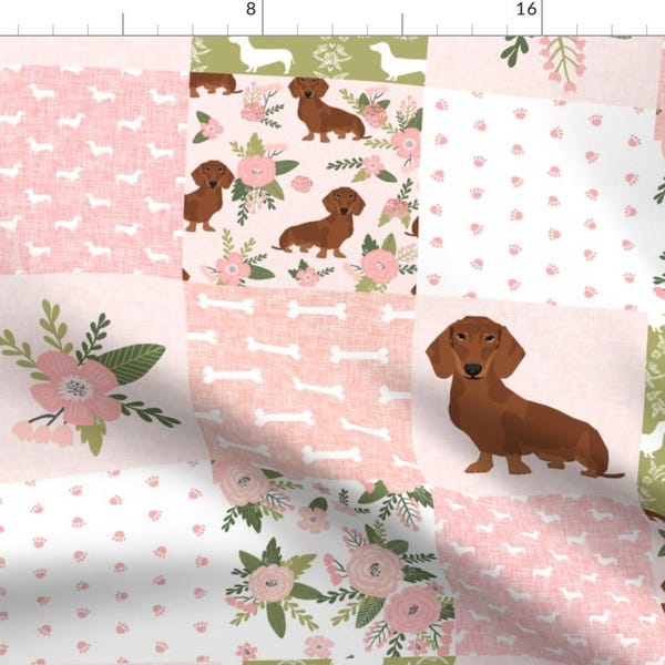 Dachshund Fabric - Etsy