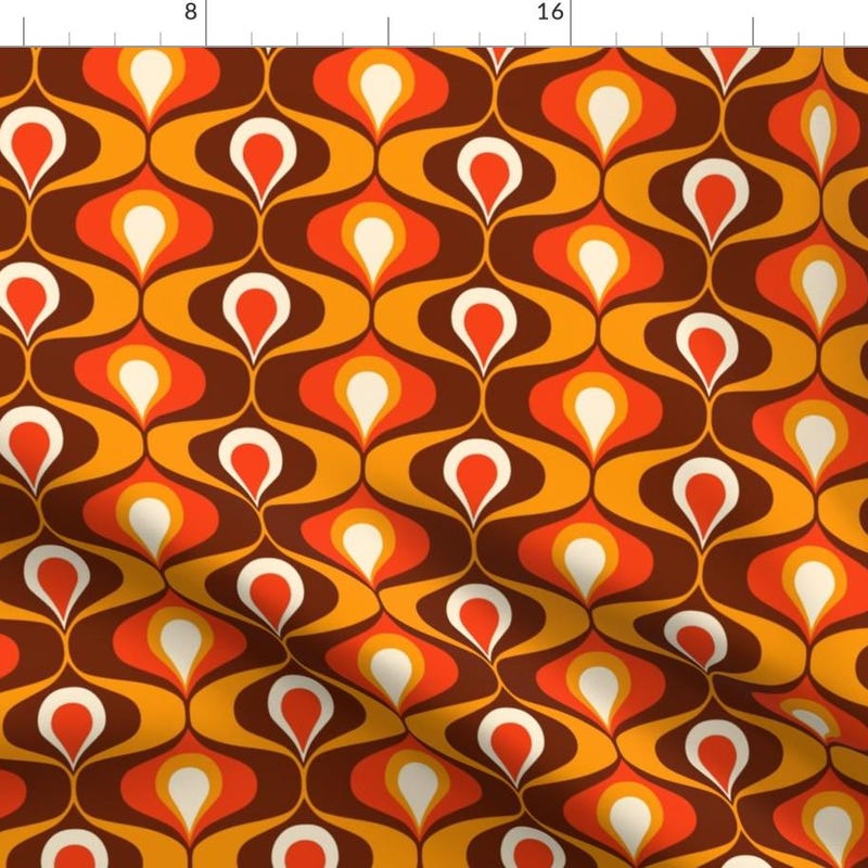 Vintage 1970s Fabric - Etsy