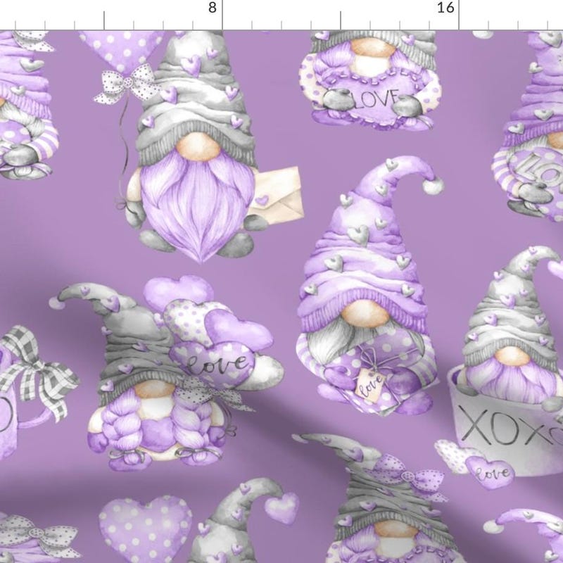 Gnome Fabric - Etsy