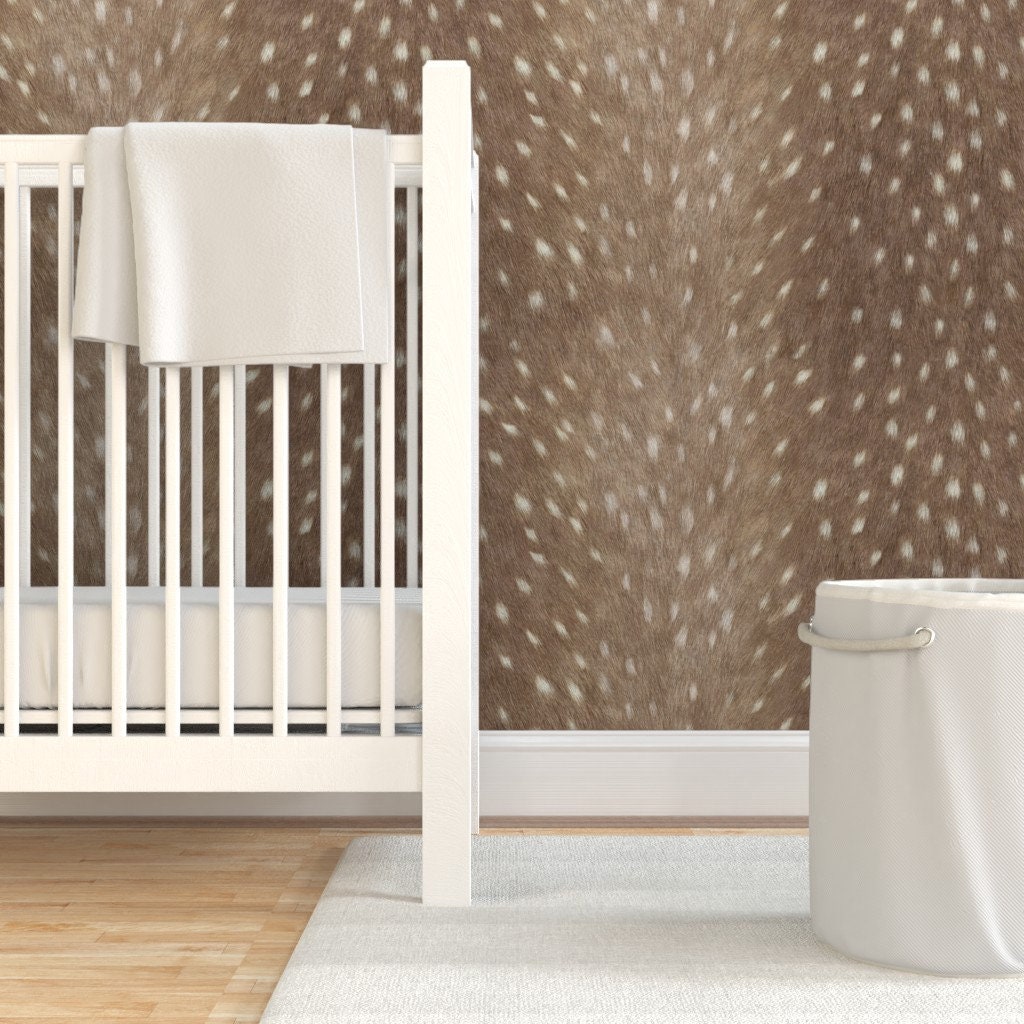 Deer Hide Wallpaper Soft Deer Hide by Willowlanetextiles | Etsy