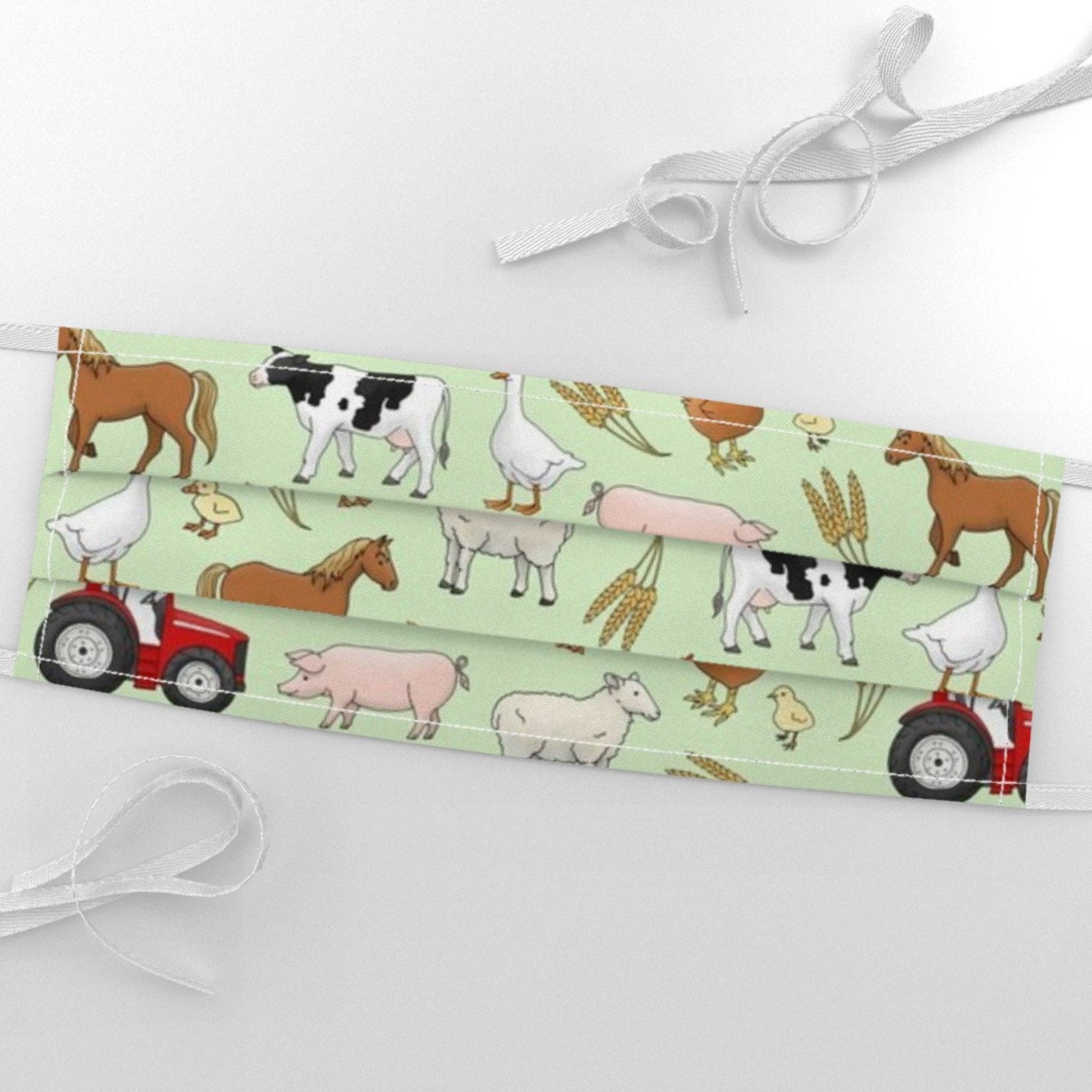 Farm Animals Fabric on the Farm by Hazel Fisher Creations | Etsy