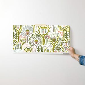 Treehouse Wallpaper Acacia pink and Green by Amy_maccready Acacia ...