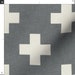 Plus Sign Fabric Plus One Linen White Fabric by Holli - Etsy