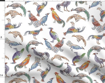 Pheasant Fabric - Etsy