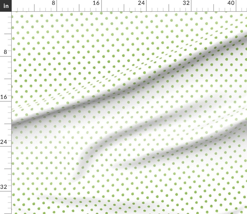 Green Fabric Gradient Dot in Grass Green by | Etsy