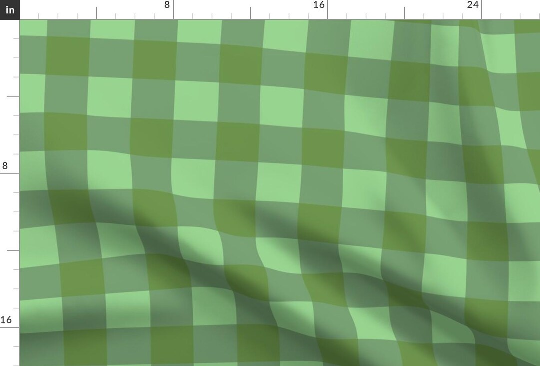 Isabelle Green Geometric Fabric - Isabelle's Vest Green Pattern by ...