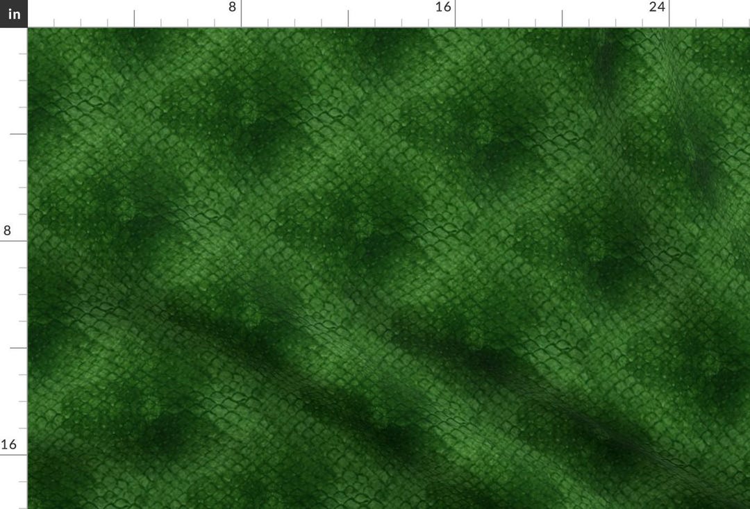 Reptile Skin Fabric - Lizard Skin by Peacoquettedesigns - Green ...