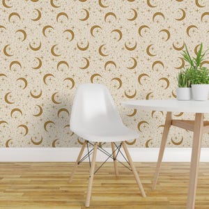 Gold and Cream Wallpaper Celestial - Etsy