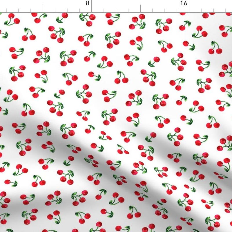 Cherry Fabric - Etsy