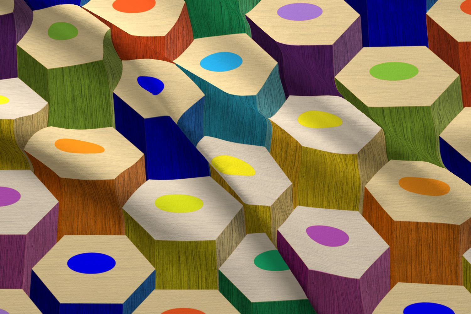 Rainbow Pencils Fabric Pencil Pattern By Magic Pencil | Etsy