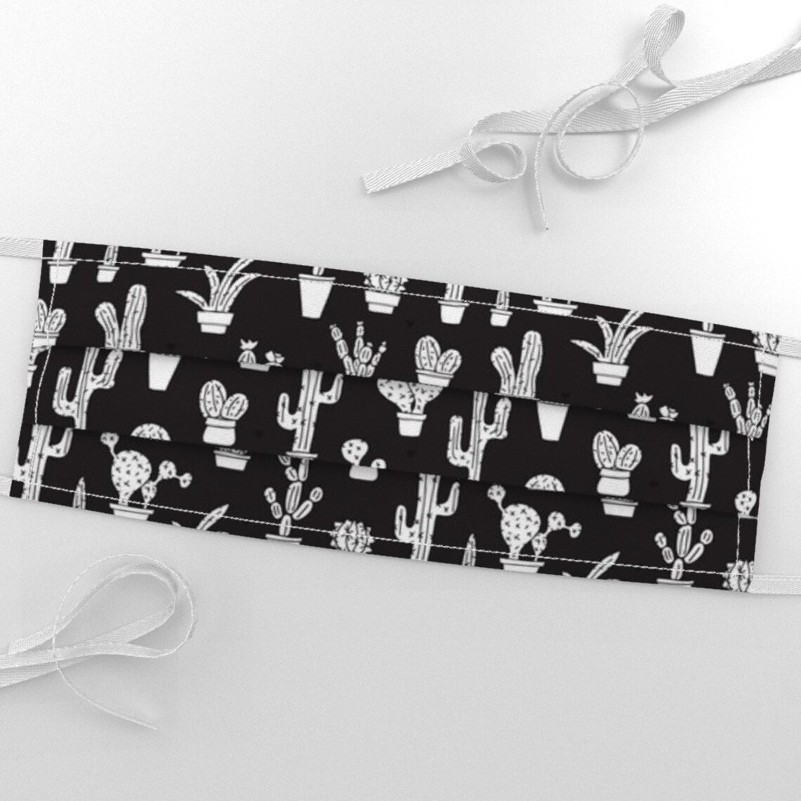 Black and White Trendy Summer Cactus Theme Botanical Succulent | Etsy