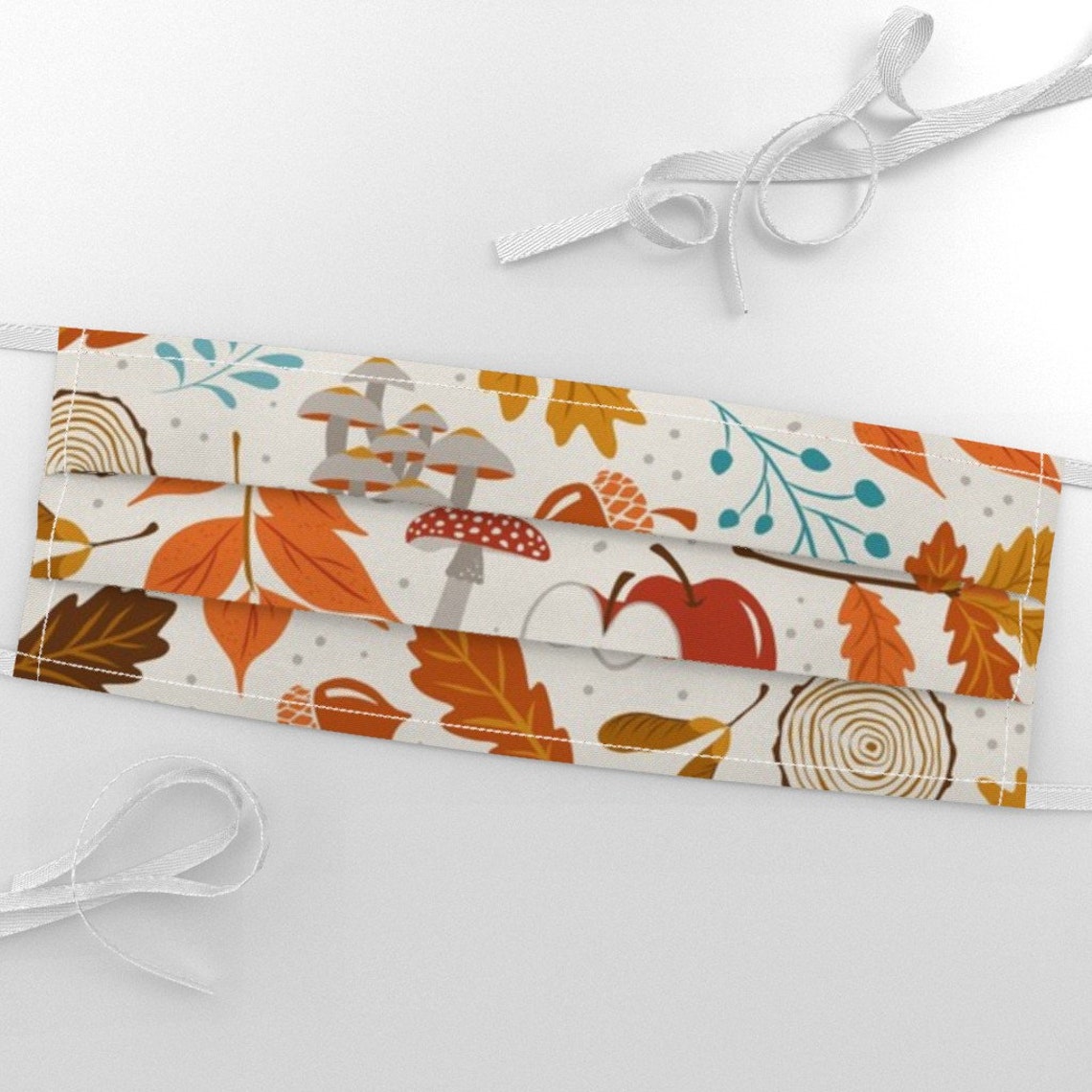 Rustic Fall Fabric Autumn Woods by Heatherdutton Fall | Etsy