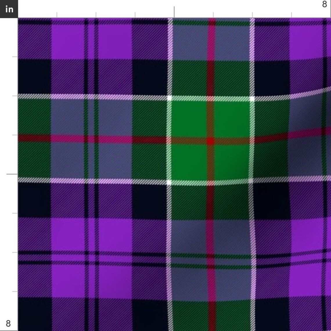 Colquhoun Fabric Colquhoun Tartan Variant 6 Modern - Etsy