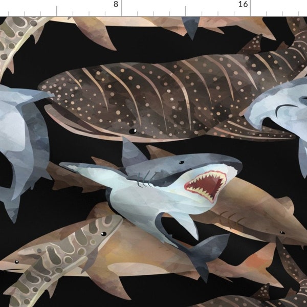 Shark Fabric Panel - Etsy