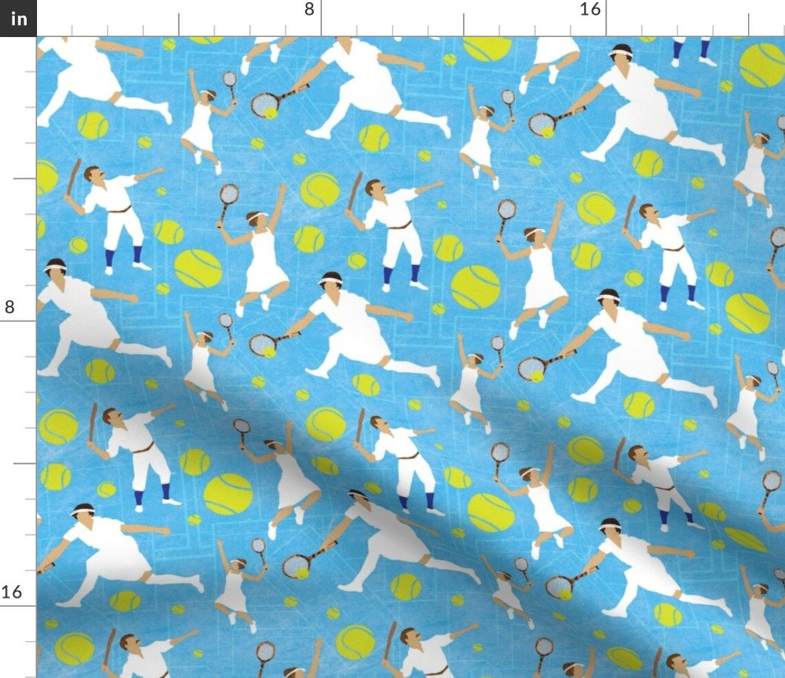 Tennis Fabric Tennis Whites By Vinpauld Athletic Summer | Etsy