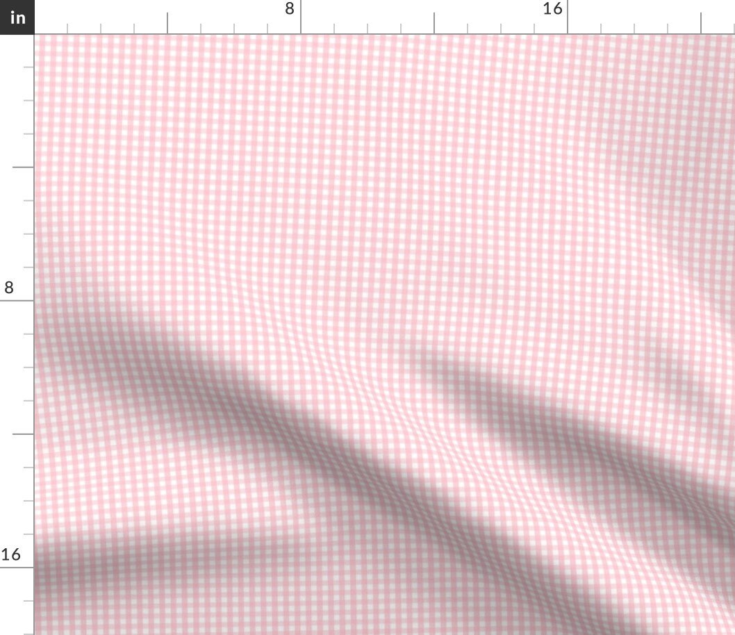 Pink Gingham Fabric Gingham Light Pink by Misstiina - Etsy