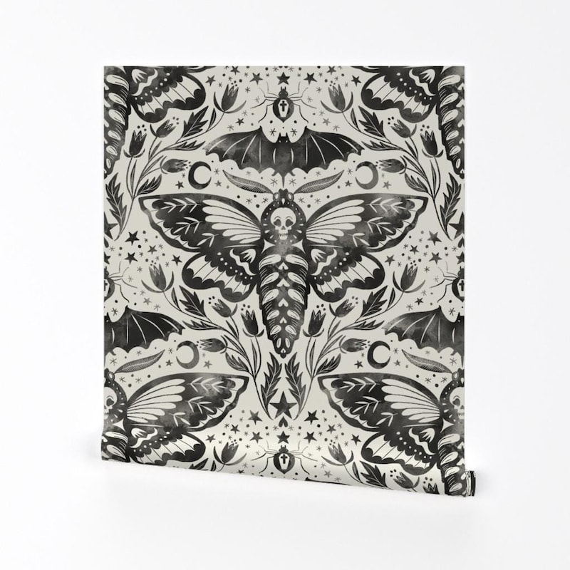 Moth Wallpaper - Etsy