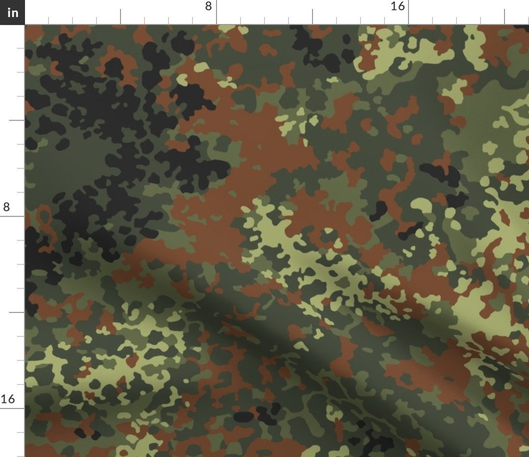 German Camo Fabric Camo by Ricraynor German Camouflage - Etsy
