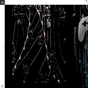 Video Game Fabric Game World by Chickoteria 8 Bit Video Games Nerd ...