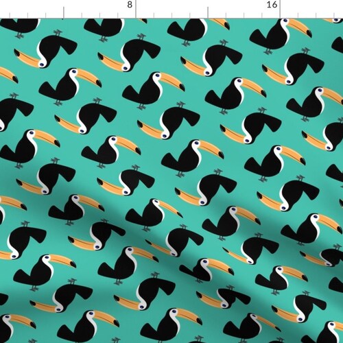 Tropical Toucan Fabric Toucan Tropical by Martadalloul - Etsy