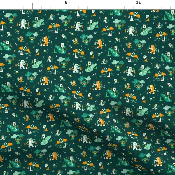 Cryptid Quilting Fabric - Etsy