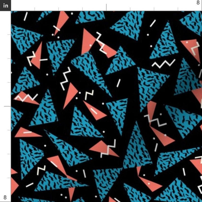 Memphis Fabric Memphis Fabric 80s 90s Revival Fabric | Etsy