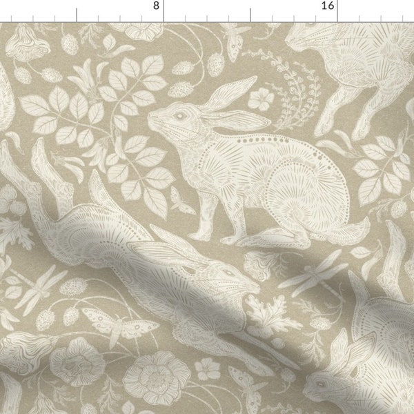 Rabbit Fabric - Etsy