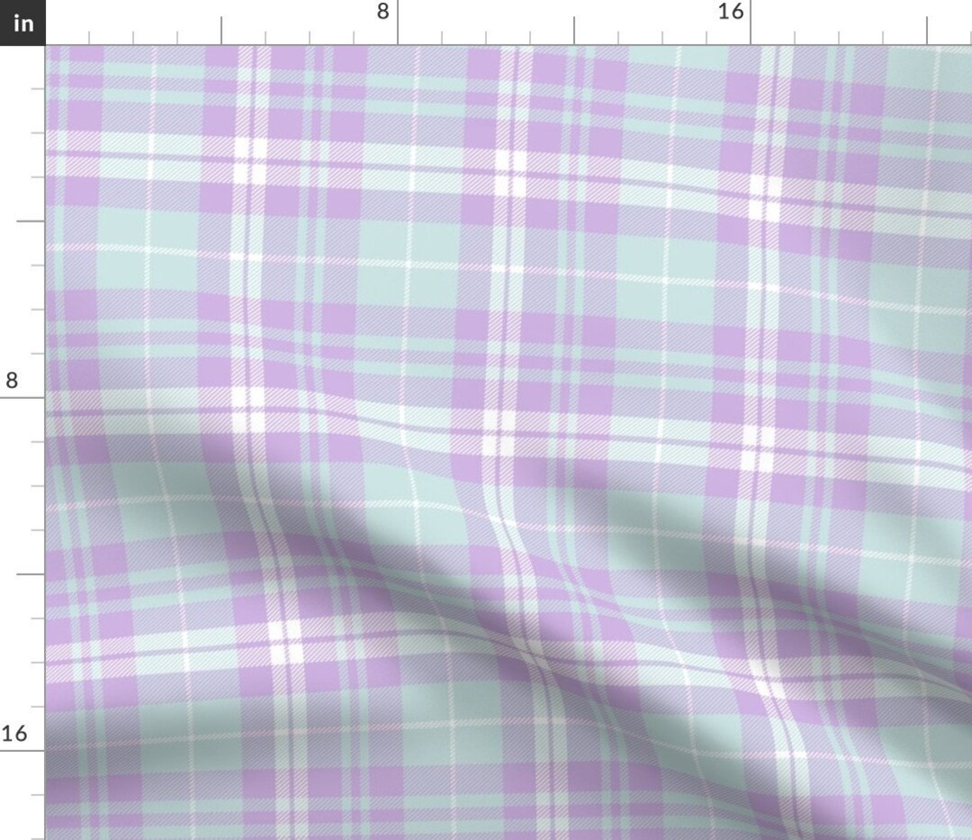 Plaid Fabric Plaid Lilac Grove the Lilac Grove Collection by ...