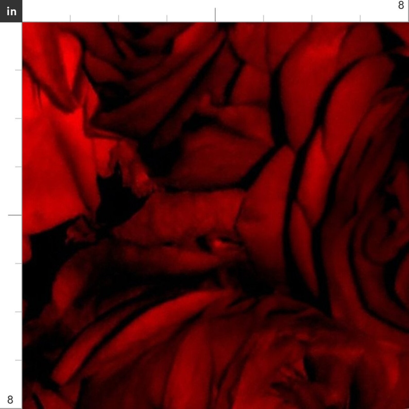 Red Rose Fabric Blood Roses Blood Roses by - Etsy