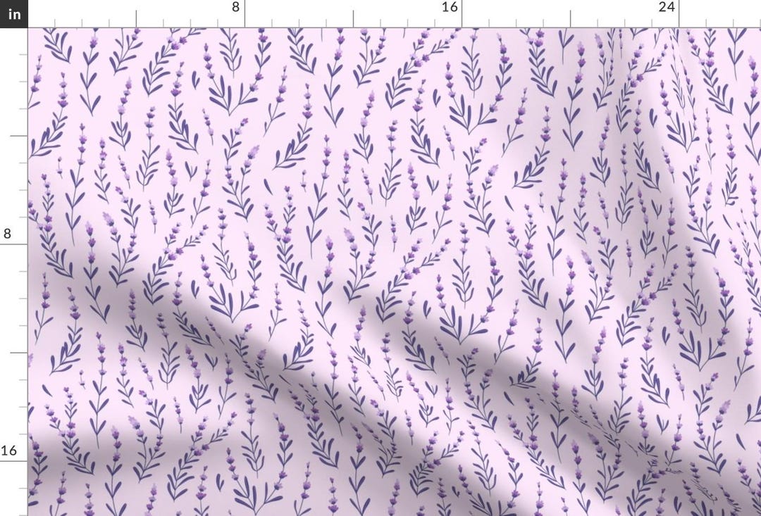 Lavender Fields Fabric Lavender by Alenkakarabanova Lavender on ...