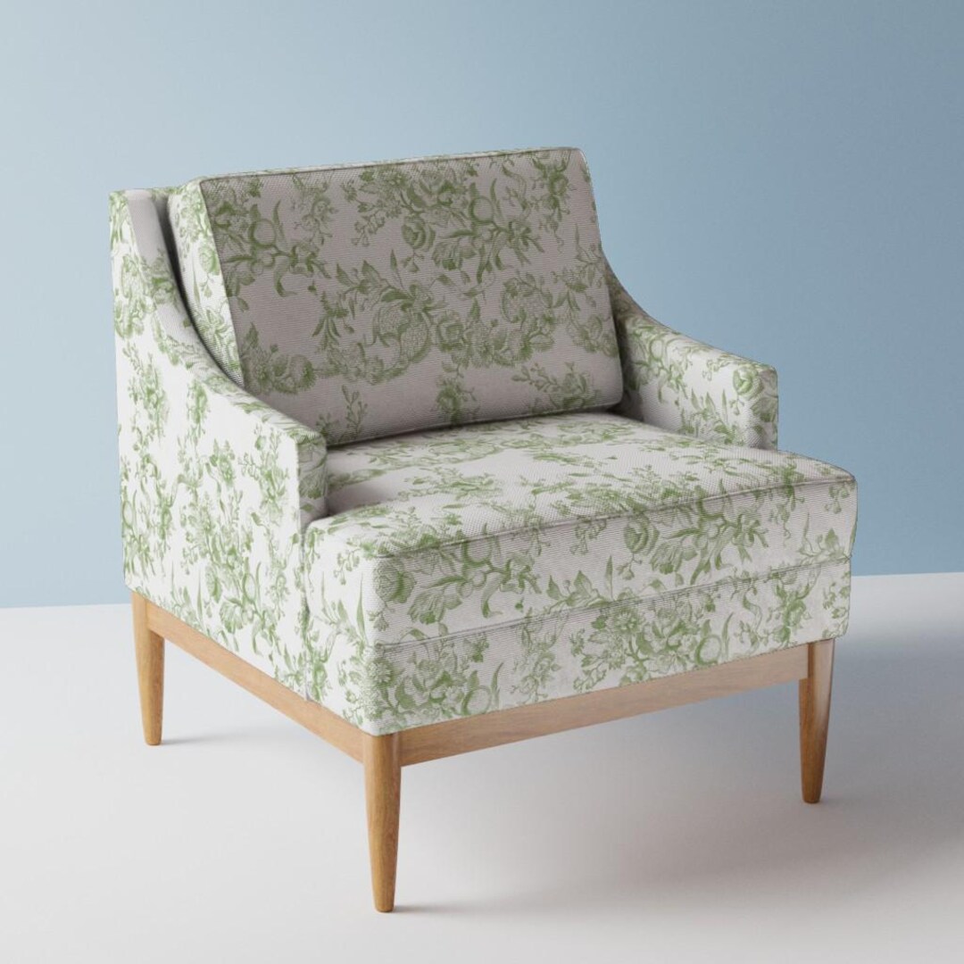 Victorian Toile Upholstery Fabric- Bronwyn Toile by Lilyoake - Romantic ...