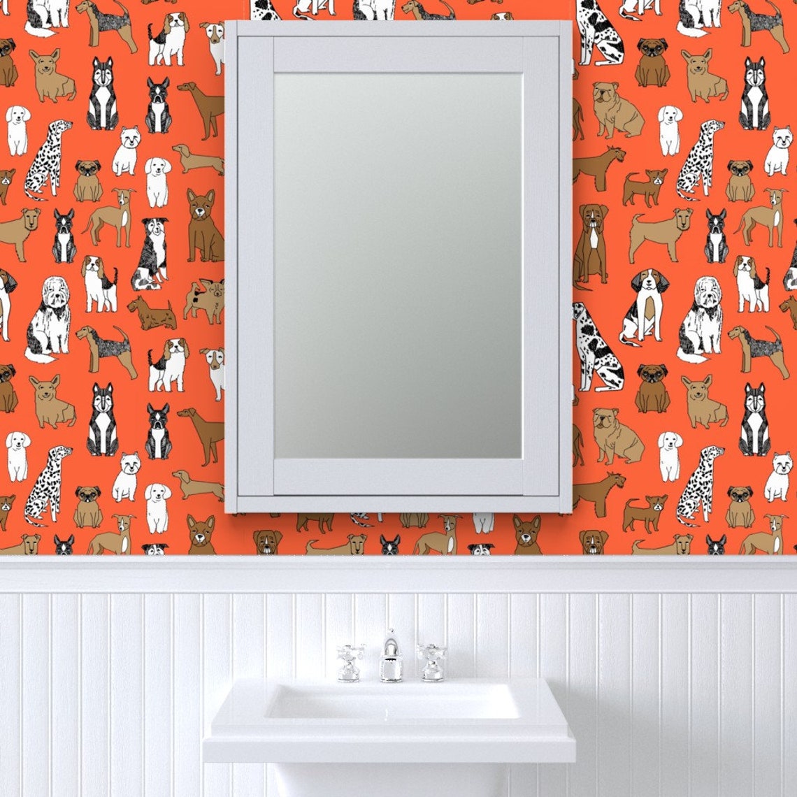 Dog Wallpaper Dog Breed Orange Dogs by Andrea Lauren Dogs - Etsy